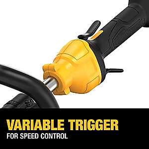 DEWALT 20V MAX* String Trimmer, 13-Inch, Battery and Charger & Extra Trimmer Line, 225-foot by 0.080-Inch (DCST925M1 & DWO1DT802)