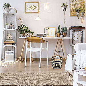 UPKOCH 1pc Weaving Trash Can Vintage Waste Paper Basket Bedroom Sundries Organizer