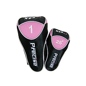 Left Handed Pink Junior Golf Club Set for Age 9 to 12