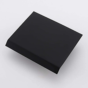 sumerain Wall Mount Bathtub Faucet Black with Waterfall Tub Spout Single Handle with Rough in Valve High Flow