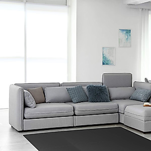 We Sell Mats 1/2 Inch Thickness Multipurpose EVA Foam Floor Tiles, Interlocking Floor Mat for Indoor Gym and Home Use, 24 in x 24 in, Black, 16 Square Feet (4 Tiles)