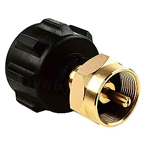 Joywayus 1LB Tank Gas Propane QCC1 Regulator Valve Propane Refill Adapter,1 Gas Connector 6 Propane Bottle Caps Universal for All 1 lb Propane Tank Small Cylinders Outdoor BBQ Kit