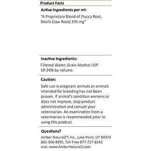 Amber NaturalZ Catizol Simply Comfort Herbal Supplement for Cats | Feline Support for Occasional Discomforts and Normal Body Temperature | 1 Fluid Ounce Glass Bottle | Manufactured in The USA