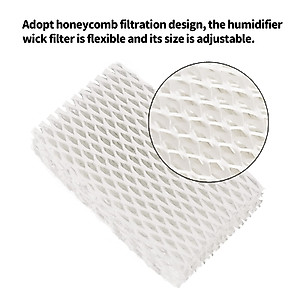 KingBra 4Pcs Humidifier Wicking Filters Replacement Filter Compatible with Relion WF813 ReliOn RCM-832