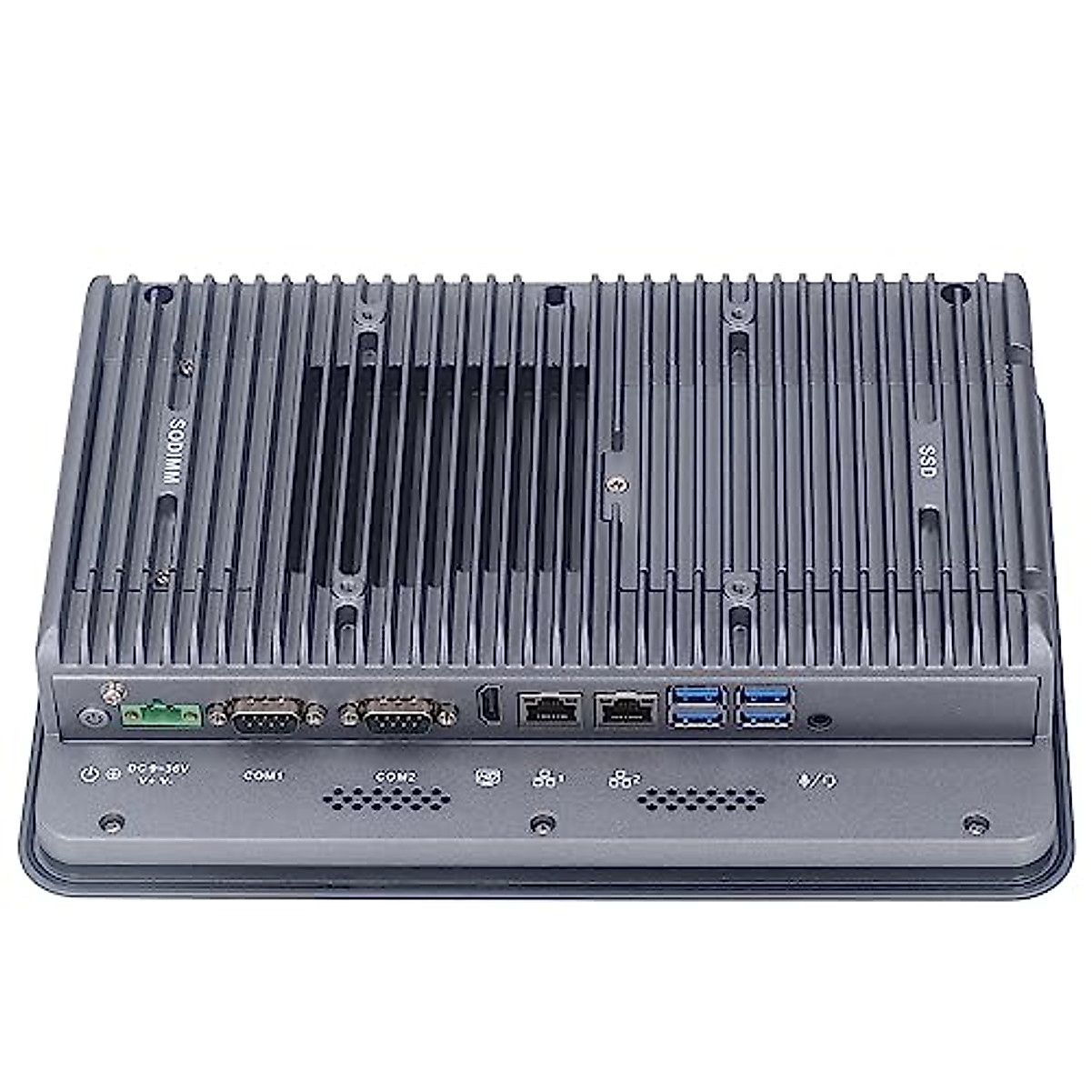 Rugged Touchscreen Tablet, Dustproof 100‑240V Sensitive Quiet Accurate Touch Industrial Tablet PC Efficient Heat Dissipation for Electronic Education (US Plug)