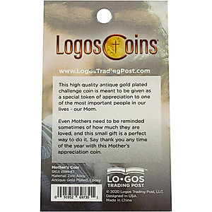 Mothers Coin, Bulk Pack of 10, I Love You Mom Token of Appreciation, Gift for Mom, Mother's Day or Birthday Gifts from Son, Daughter, or Husband. Proverbs 31:28, Idea for Women Who Have Everything