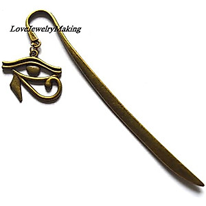 Eye of Horus Bookmark,Gifts for History Teachers -Bronze Egyptian Eye Bookmark,Book Lover Gift Reader Gifts Lover Gift Bookmarks Books