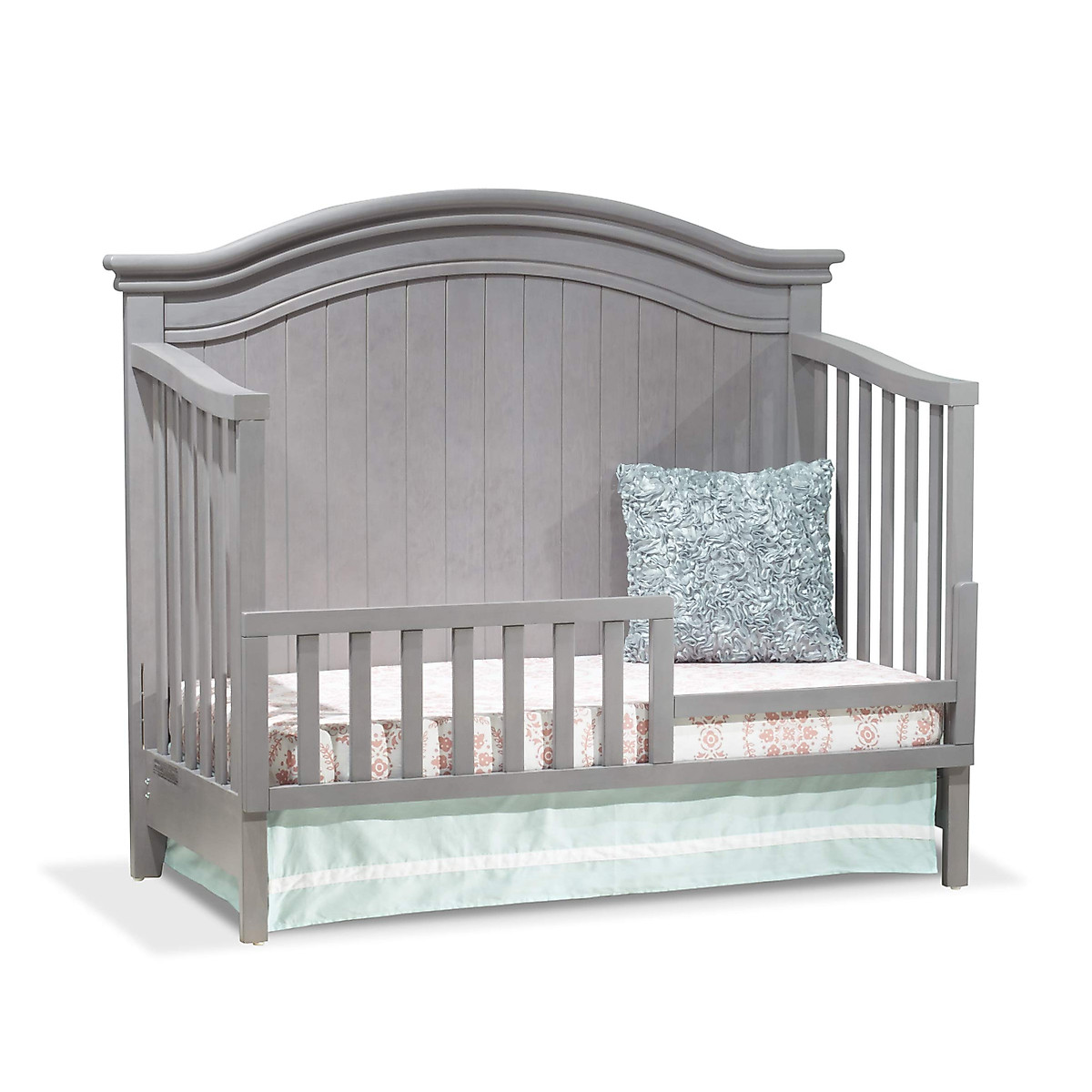 Sorelle Furniture Toddler Rails and Full-Size Bed Adult Rails, Sorelle Wood Bed Rail & Crib Conversion Kit, Converts Sorelle Furniture Crib to Toddler Bed and Full-Size Bed, # 136 - Stone Gray