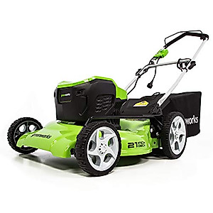 Greenworks 13 Amp 21-Inch Electric Lawn Mower, MO13B00