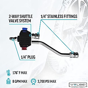 MTM Hydro Mezzo Switching Valve for Pressure Washing and Car Washing with Low and High Pressure