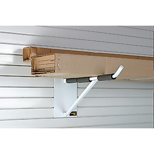 GarageTek Heavy Duty Giant Hang-All Brackets | Wall Mount Jumbo Arm Storage | Wall Hanging Hooks| Garage Lumber Storage, Set for Canoe, Kayak, Paddle Board, Surfboard, Snowboard, Wakeboard (2 Pack)