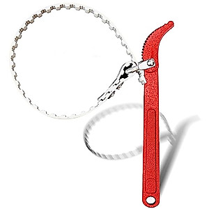 Anmxkoo Strap Wrench, Anti-sliding and Durable, 18.8 Inches Length Rubber Strap Wrenches for Replacing Water Filter Oil Filter Swimming Pool Joints PVC Pipe Joints