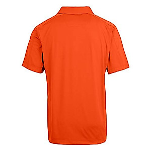 Cutter & Buck Prospect Textured Stretch Mens Big & Tall Polo, College Orange, XLT