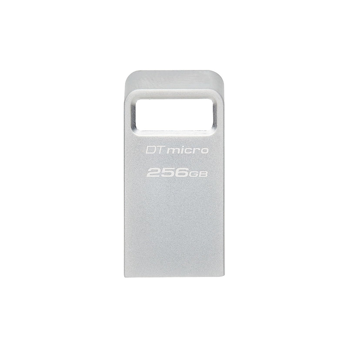 Kingston DataTraveler Micro 256GB USB Flash Drive | Ultra-Small Premium Metal Design | USB 3.2 Gen 1 | Speeds up to 200MB/s | DTMC3G2/256GB,Silver