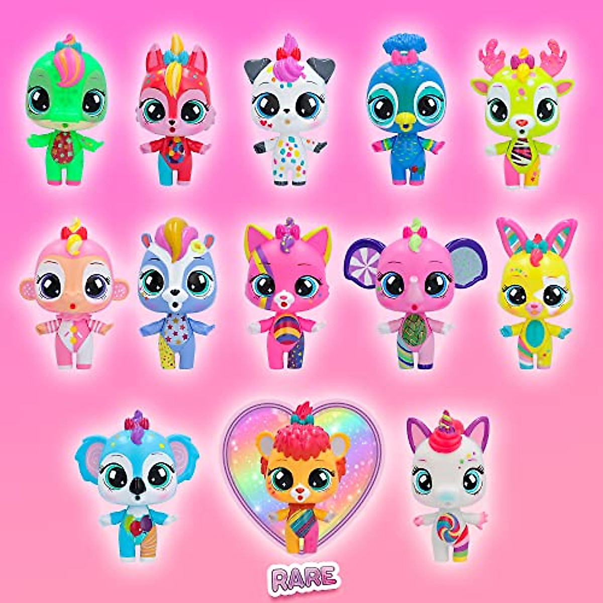 Bubiloons Confetti - 8+ Accessories, Surprise Character That Blow Bubbles, for Girls and Kids 5 and up