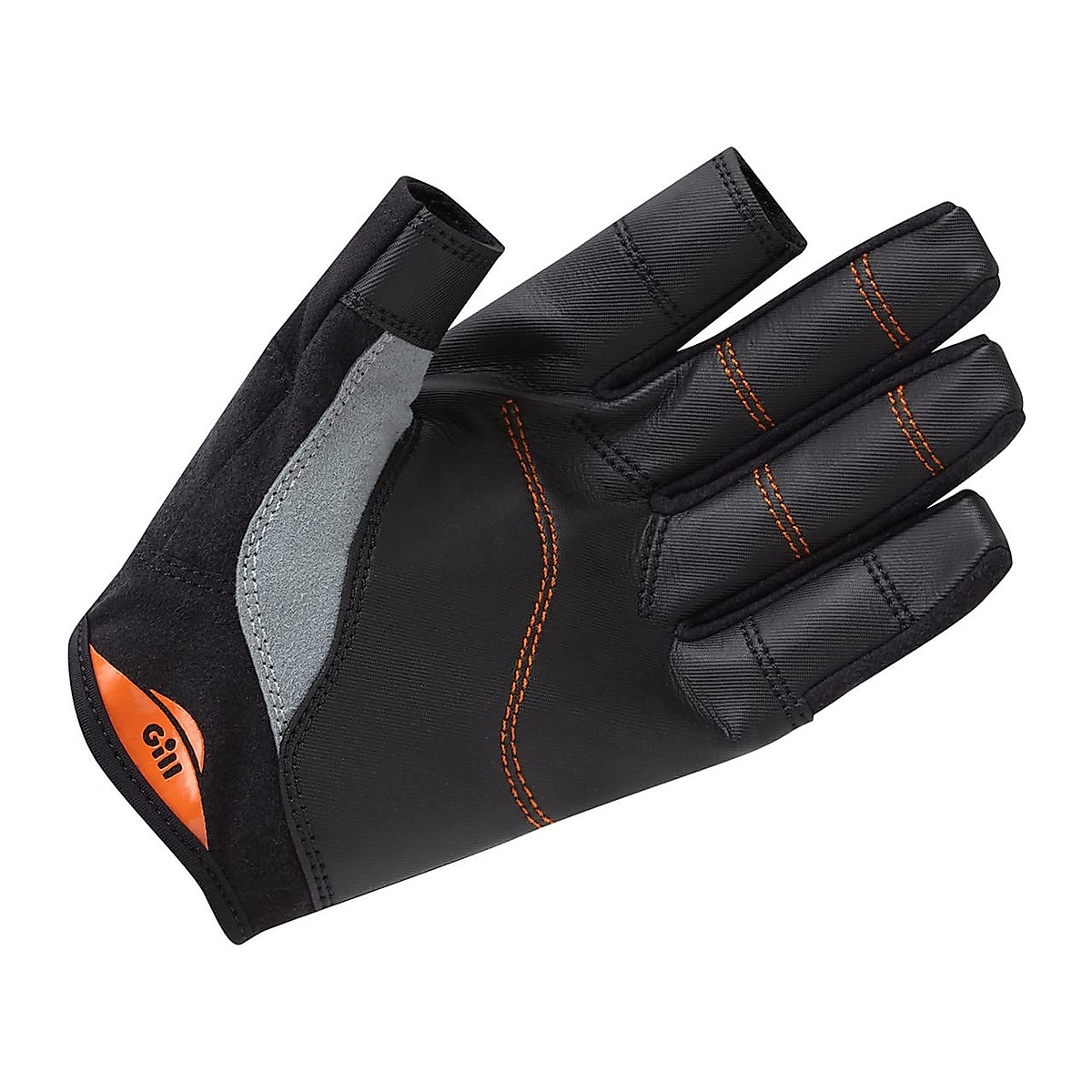 Gill Championship Sailing Gloves - Long Fingers with Exposed Finger and Thumb - Dura-Grip Fabric 50+ UV Sun Protection & Water Repellent