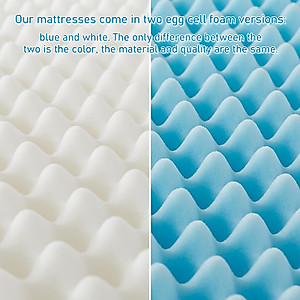 WhatsBedding 3 Inch Memory Foam Mattress Topper Queen Size with Soft Cover, Memory Foam Bed Topper with Removable & Washable Cover Rayon from Bamboo for Back Pain (80x60x3in)