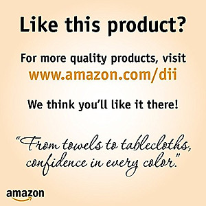 DII Basic Ribbed Terry Kitchen Basics Collection, Mocha, Kitchen Set, 8 Piece