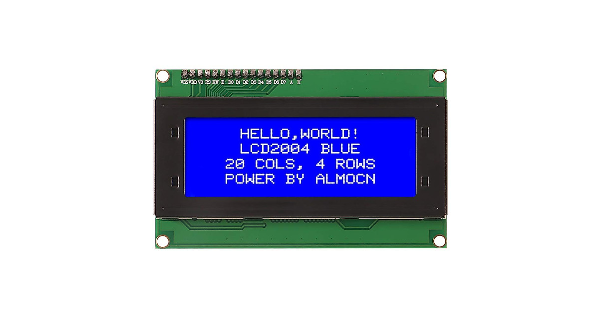 ALMOCN IIC I2C TWI Serial 2004 20x4 LCD Display Module with I2C ...