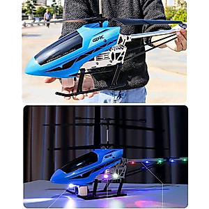 Hokcus 4Ghz Electric Rc Aircraft 72Cm Large Remote Control Helicopter with Camera Alloy Fall Resistant Rc Airplane Birthday Gift/2Battery Packs/2Battery Packs