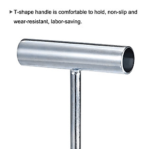 uxcell 8inch T-Handle Meat Boning Hook, Galvanized T Hooks for Kitchen Butcher Shop Restaurant 2Pcs