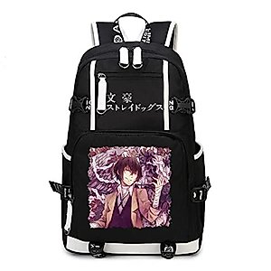 GO2COSY Anime Bungo Stray Dogs Backpack Student Bag Daypack Shoulder Bag Book Bagpack School Bag N12