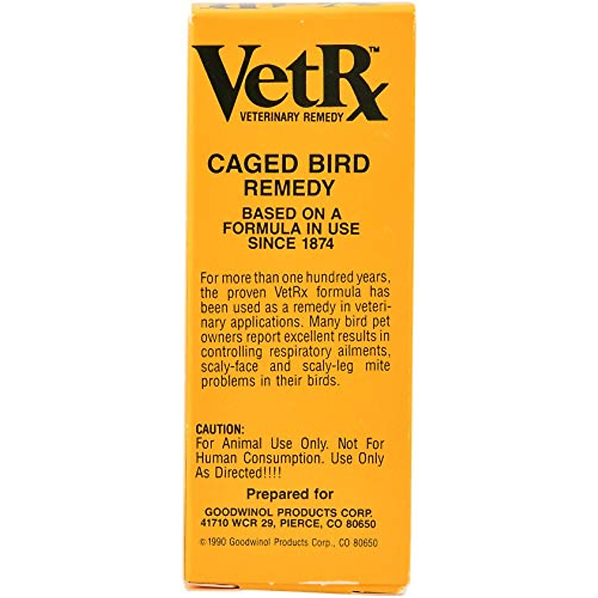 Goodwinol Vet Rx - Bird - 2 oz