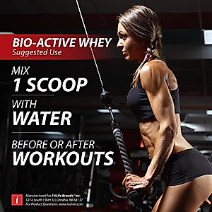 iSatori 100% Bio-Active Whey Protein Powder, Concentrate, Isolate and Hydrolysate - Bio-Gro, Bio Active Peptides, and BCAAs for Recovery 25G of Protein per Serving - Vanilla Swirl (26 Servings)