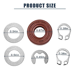 GTPARTES Heavy Duty Pan Seal Kit for Cuisinart Bread Maker Model CBK-100