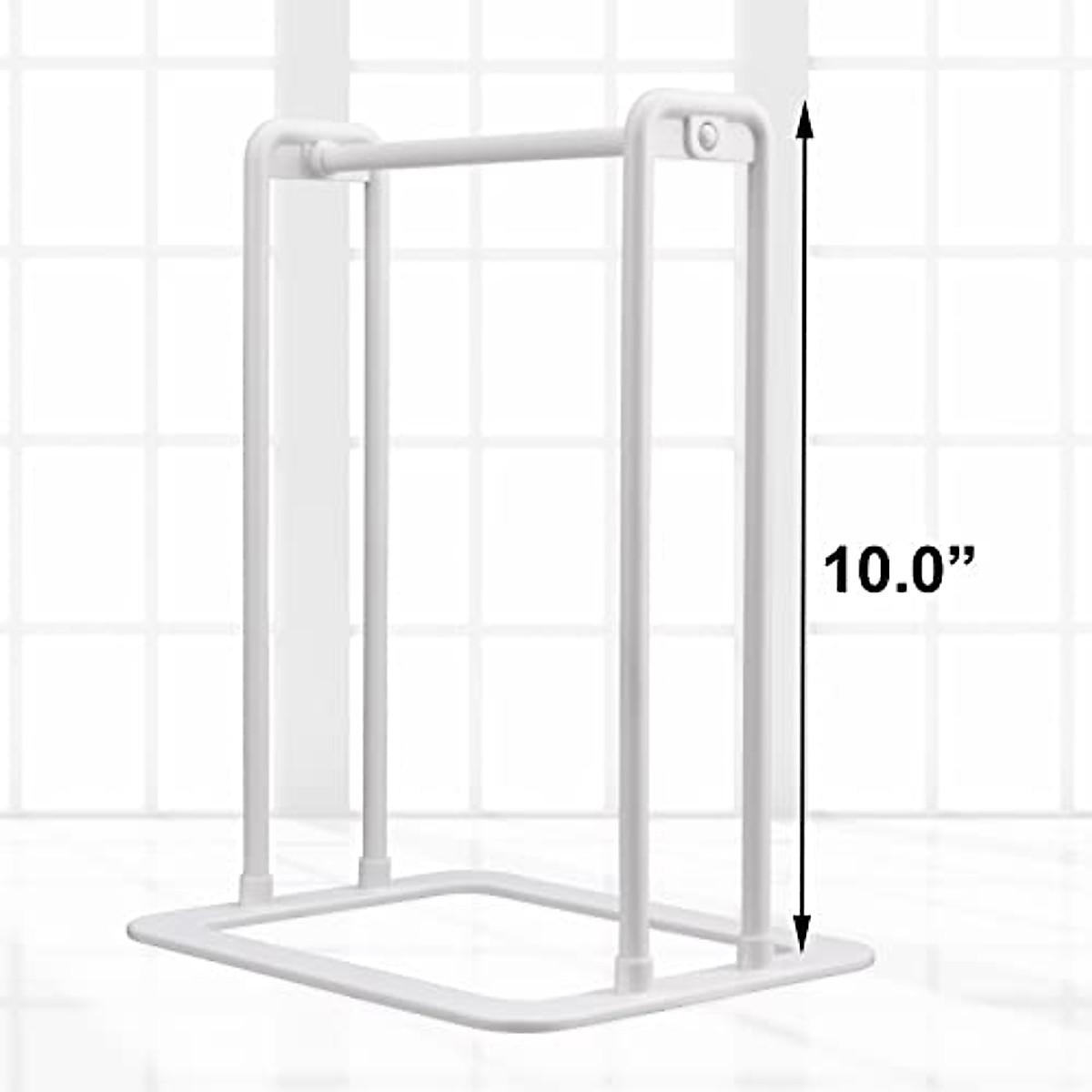 Hanger Organizer, Portable Hanger Stacker, Plastic Hanger Holder, Clothes Hanger Storage Rack Stand for Closet Laundry Room, White