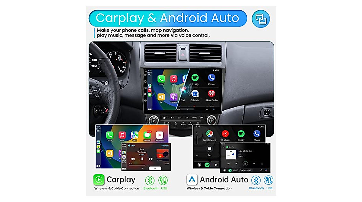 Fortdows Car Stereo for Honda Accord 03-07 | CarPlay & Android