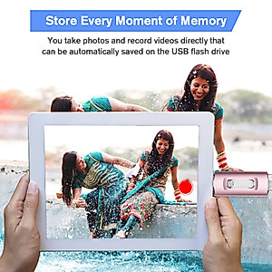 Photo Stick 512GB for Phone, USB Memory Stick External Storage Thumb Drive Photo Stick Compatible with Phone, Pad, Android, PC and More Devices