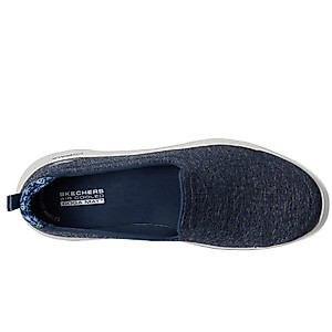 Skechers Women's GO Walk Flex-Clever View Sneaker, Navy, 10.5
