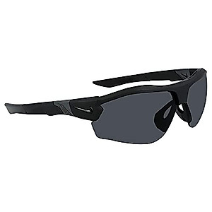 Nike Show X3 Rectangular Sunglasses, Matte Black, 72/9/130