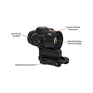 Primary Arms SLX 1X MicroPrism with Red Illuminated ACSS Gemini 9mm Reticle