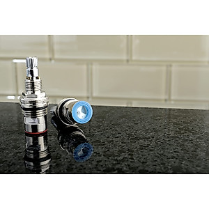 Kingston Brass KSRPL3000CC Cartridge for KS3961BL and KS3962BL Cold Side Handle, Polished Chrome,2-7/16 inch Length