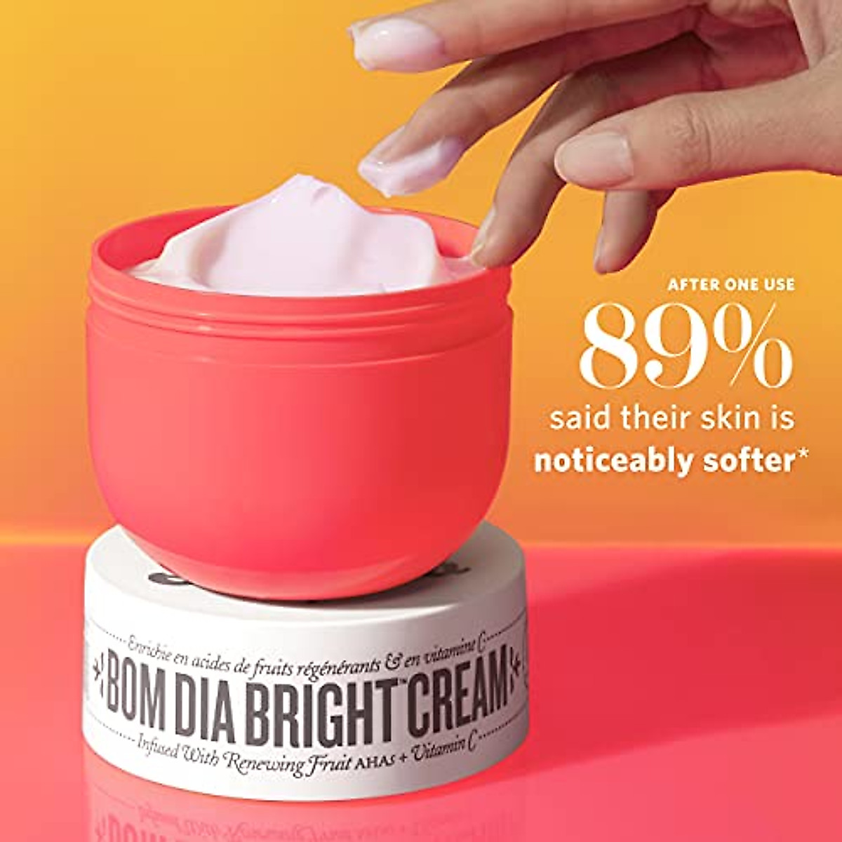 SOL DE JANEIRO Visibly Brightening and Smoothing Bom Dia AHA Body Cream 240mL/8.1oz
