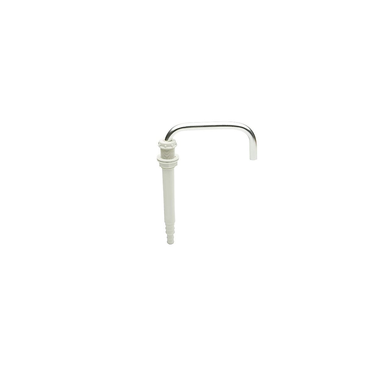 Whale FT1152 Telescopic Faucet, Telescopes from 1 3/8-In. to 5-in, Uses ½-in. Hose Connection, Chromed Brass and Plastic ,Black