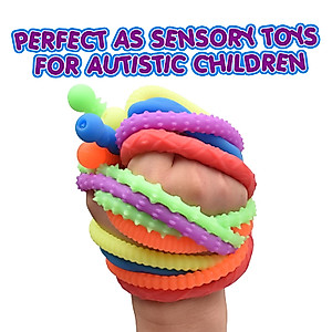 A AINOLWAY 9 PCS Textured Stretchy Strings and Super Sensory Fidget Toys for Adults and Kids (9PCS)