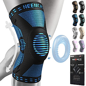 NEENCA Professional Knee Brace for Pain Relief, Medical Knee Support with Patella Pad & Side Stabilizers, Compression Knee Sleeve for Meniscus Tear, ACL, Joint Pain, Runner, Workout - FSA/HSA APPROVED