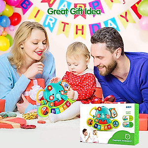 Baby Piano Toy 6 to 12 Months Light Up Music Baby Toys for 0 6 9 12 18 Months Early Learning Educational Piano Keyboard Infant Toys Baby Girl Piano Toy 1 Year Old Boy Girl Gifts