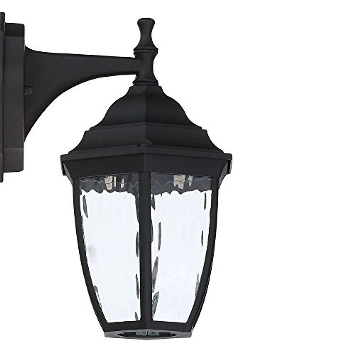 Hampton Bay Outdoor Wall Lanterns with Integrated LED Bulbs 2-Pack