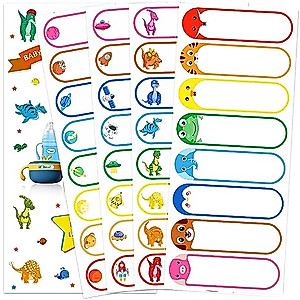 64Pcs Baby Bottle Labels for Daycare,Waterproof School Name Labels for Kids,Daycare Kids Name Stickers for School Supplies