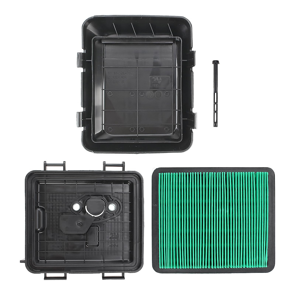 AUTOKAY 17231-Z0L-050 17220-ZM0-030 Air Cleaner Case Cover and 17211-ZL8-023 Air Filter for Honda GCV160 GC135 GC160 GC190A GC190LA GCV135 GCV160A Engine HRR216 HRS216 HRB216 HRT216 HRZ216 Lawn Mower