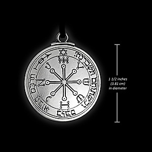 Pentacle of Mars Talisman Key of Solomon Strength Amulet Necklace