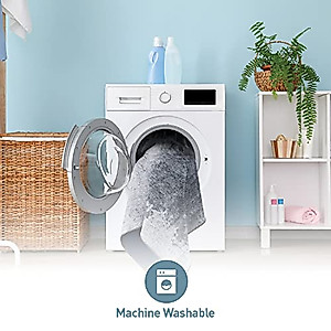 Rugshop Distressed Abstract Stain Resistant Flat Weave Eco Friendly Premium Recycled Machine Washable Area Rug 3'3"x5' Gray