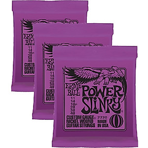 Ernie Ball Power Slinky Guitar Strings (Pack of 3) (2220x3)