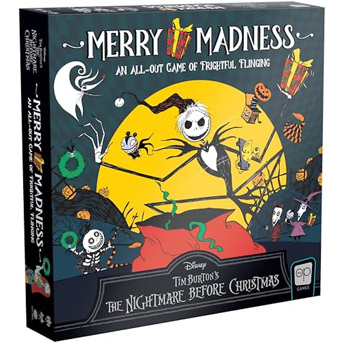 Disney Tim Burton’s The Nightmare Before Christmas Merry Madness | Quick-Rolling Family Dice Game | Great Kids & Family Board Game | Officially-Licensed Merchandise