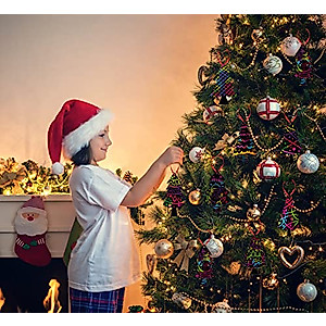 WhatSign Christmas Ornament Crafts for Kids 24Pcs Rainbow Christmas Scratch Cards DIY Christmas Scratch Art Paper Ornaments Craft Christmas Crafts for Kids Classroom Christmas Party Favors Decorations