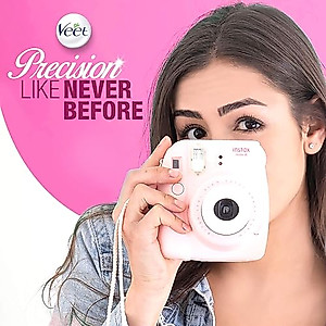 Hair Removal Electric Trimmer – Veet Expert Sensitive Precision Beauty Styler for Underarms, Eyebrows and Bikini Hair Removal with 8 Accessories and Beauty Bag, 1 Count